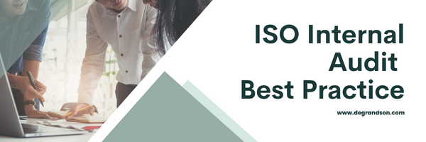 ISO Internal Audit Program best practice